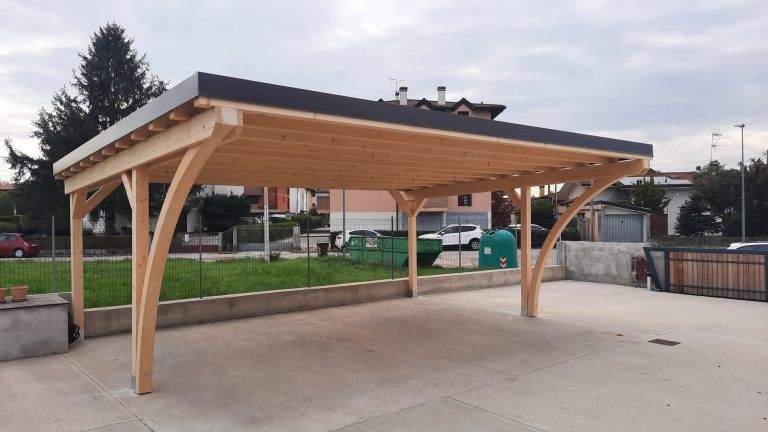 Modelli box auto in legno