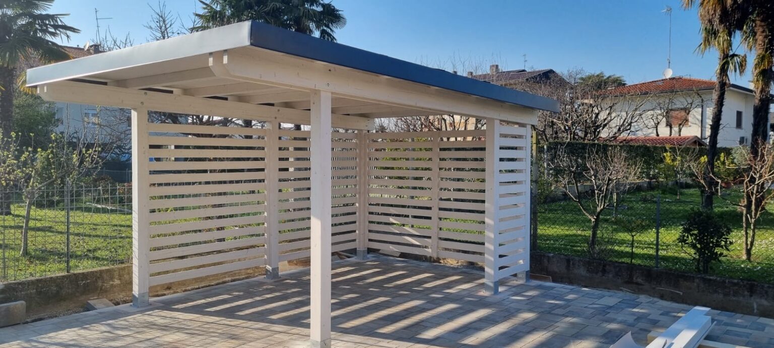 Modelli box auto in legno